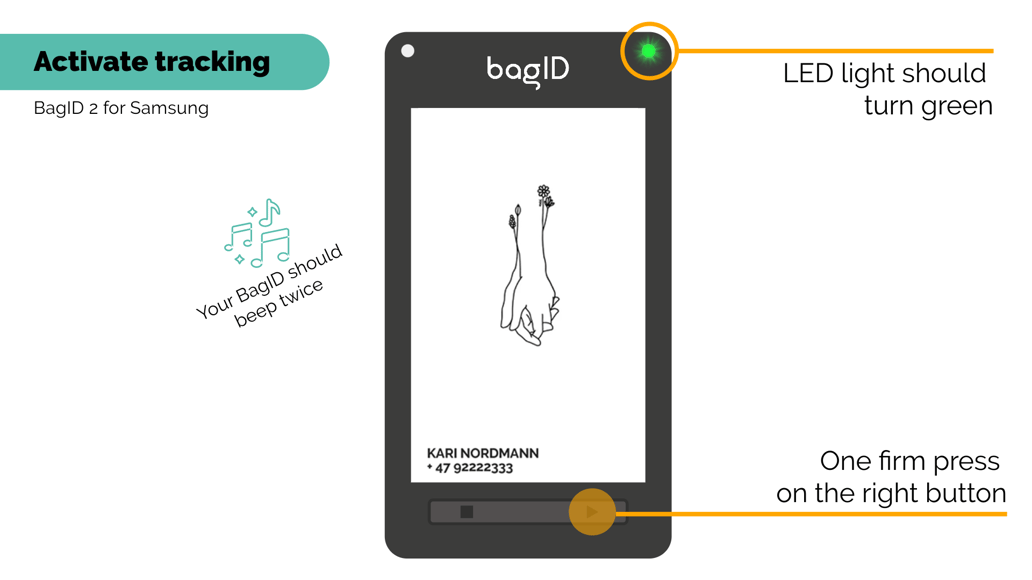 Add/remove the BagID in Samsung SmartThings Find