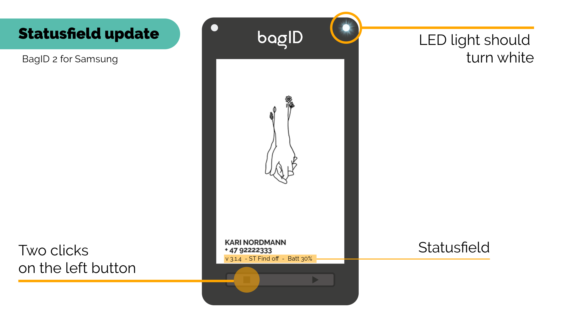 Checking battery level