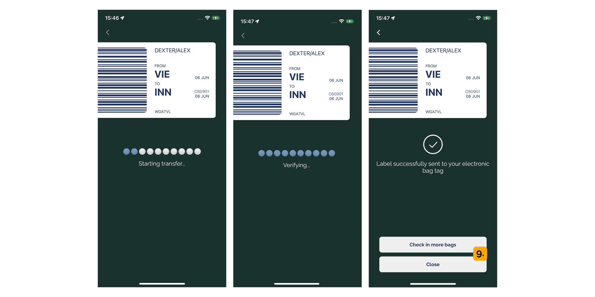 Check in luggage - Lufthansa Group & KLM